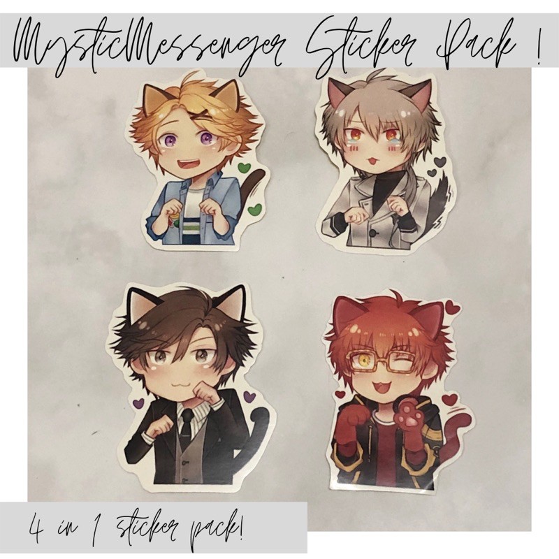 Mystic Messenger - Sticker Pack! (CLEARANCE SALE) | Shopee Malaysia