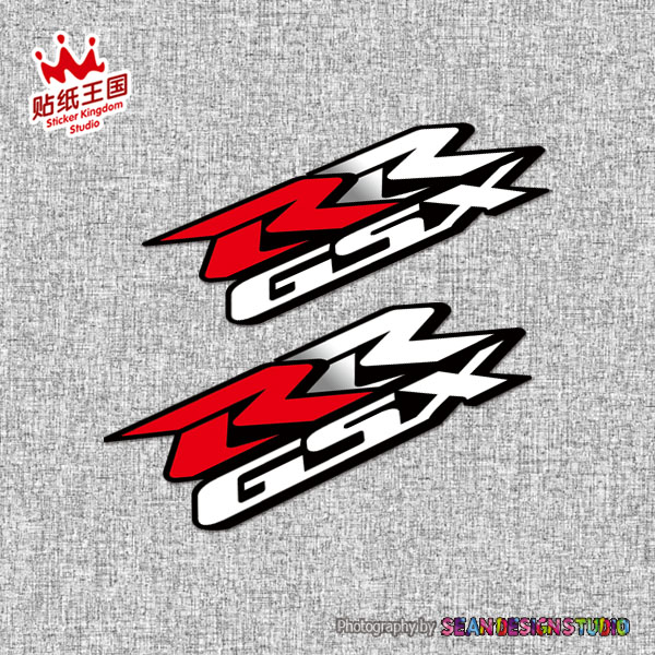 1 pair For SUZUKI GSX RR motorcycle Reflective Decals Waterproof ...