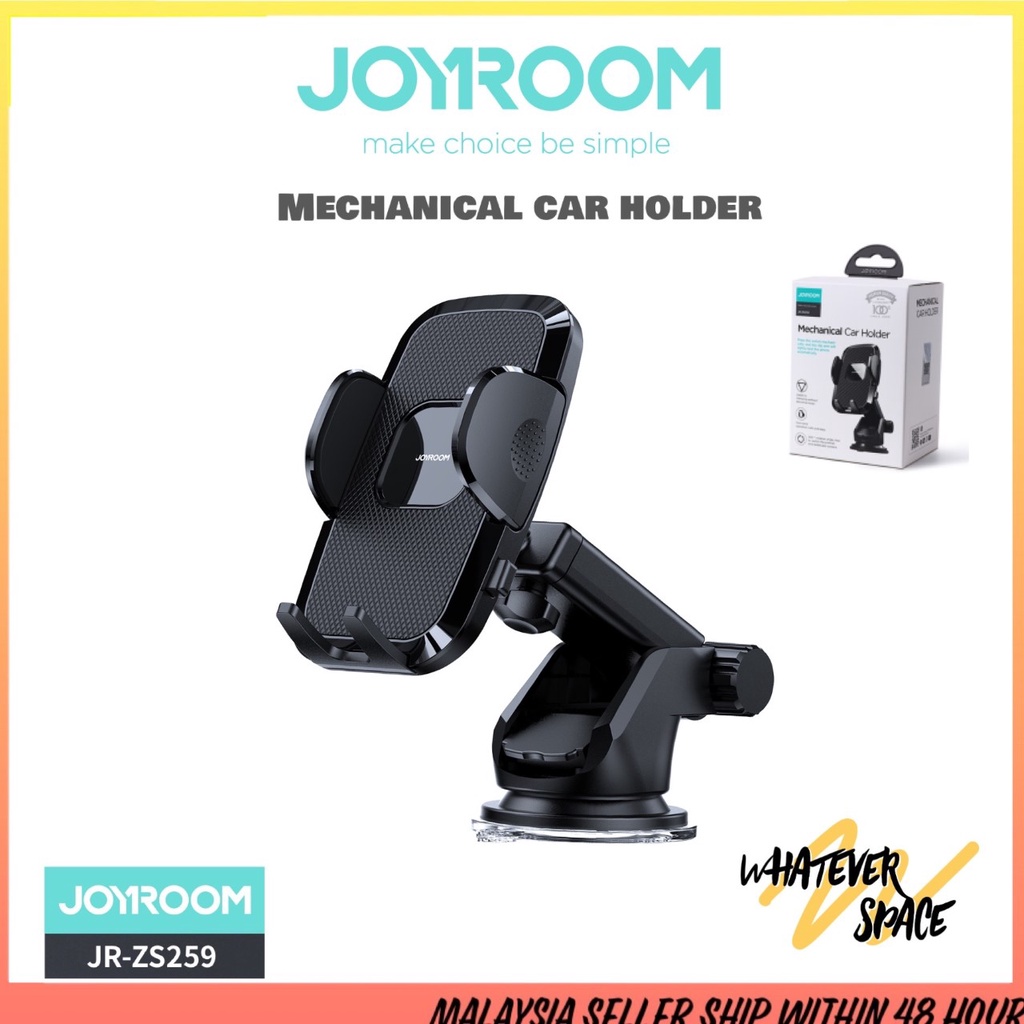 Joyroom Mechanical Car Holder Series Dashboard Car Mount Long Arm Holder Strong Suction Phone ...