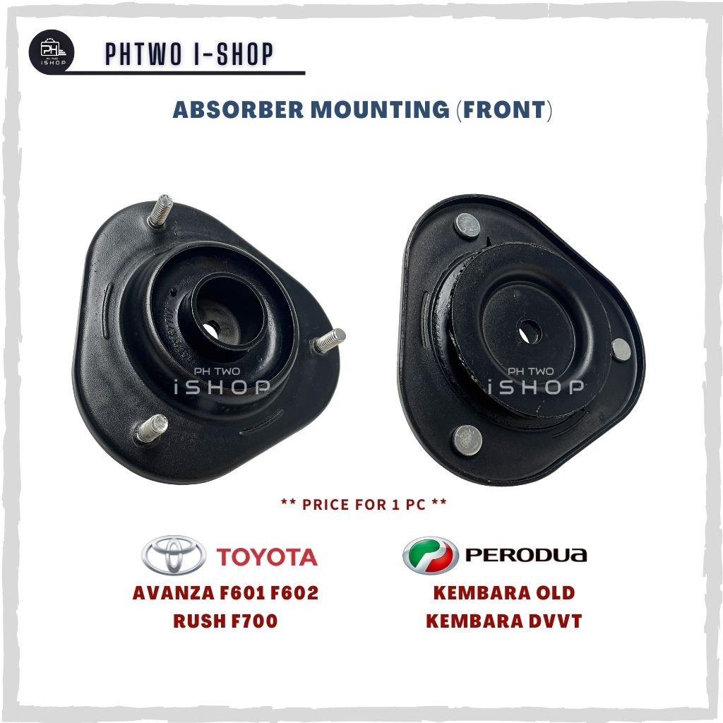 ABSORBER MOUNTING (FRONT) - TOYOTA AVANZA F601 F602 RUSH F700 PERODUA KEMBARA OLD KEMBARA DVVT ...