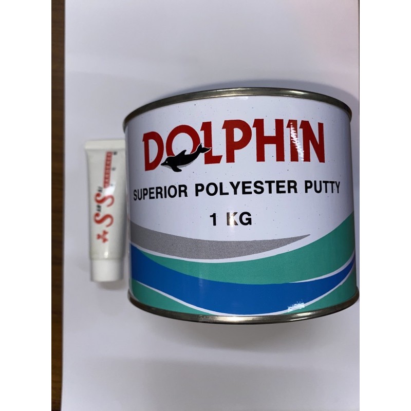 DOLPHIN SUPERIOR POLYESTER PUTTY 1KG / 3.5KG | Shopee Malaysia