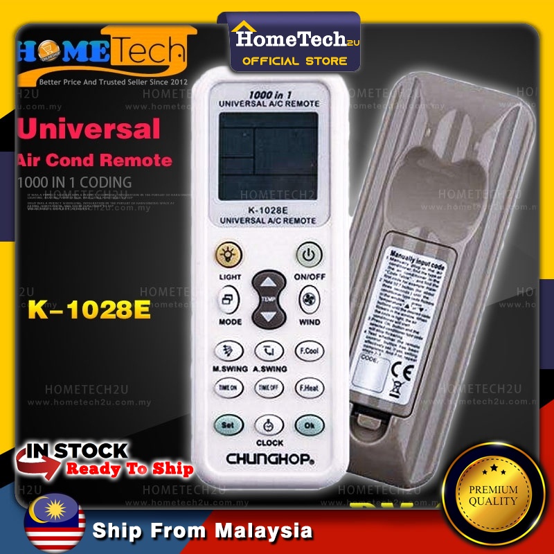 CHUNGHOP K-1028E 1000 in 1 universal multi air conditioner remote ...