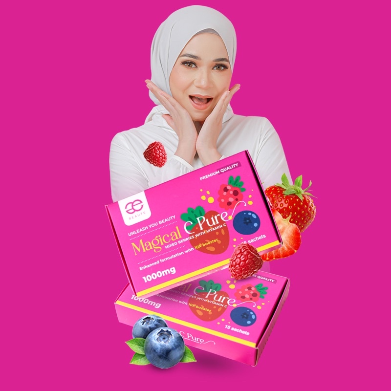 ORIGINAL MAGICAL C PURE MCP Premium 15s Vitamin C Angsa Emas 100% ORI ...