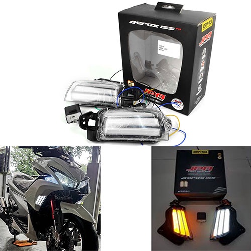 YAMAHA NVX 155 AEROX 155 V1 SIGNAL LIGHT LAMP INDICATOR WHITE/YELLOW ...