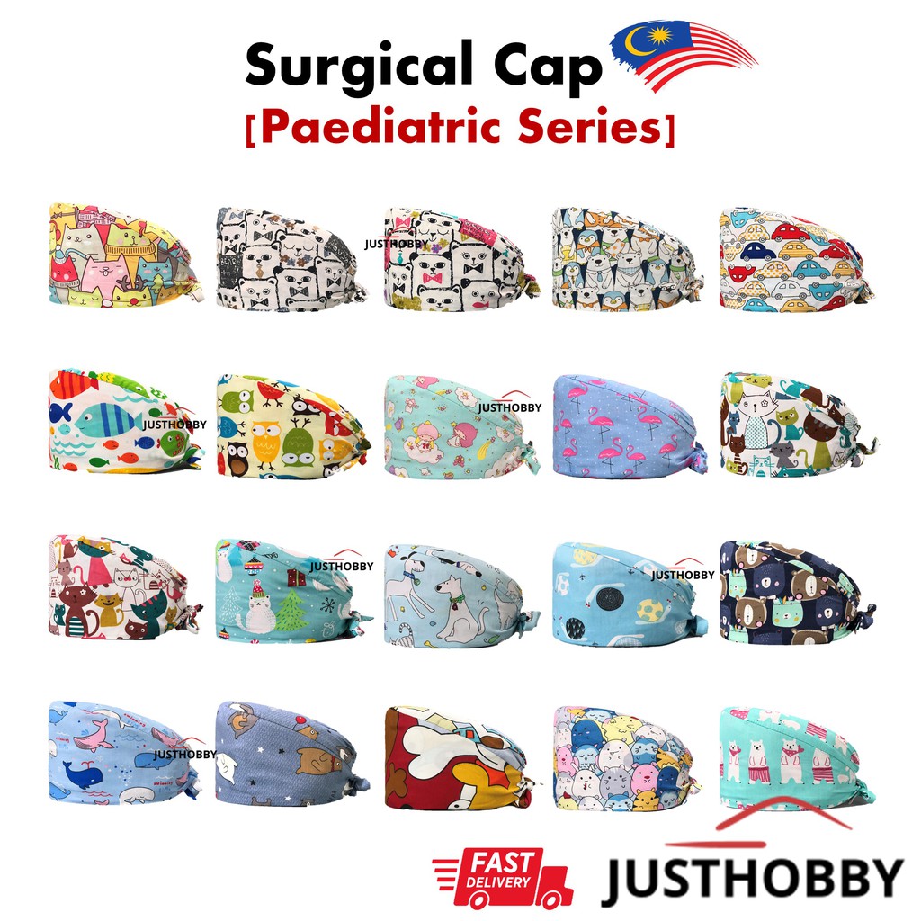 [🇲🇾 ReadyStock [FRONTLINERS] [PAEDS SERIES] Surgical Cap surgical ...
