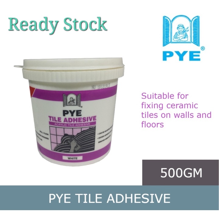 PYE Tile Adhesive Glue Tile 0.5kg / Gum Jubin Ceramic Tiles (Gum Batu ...
