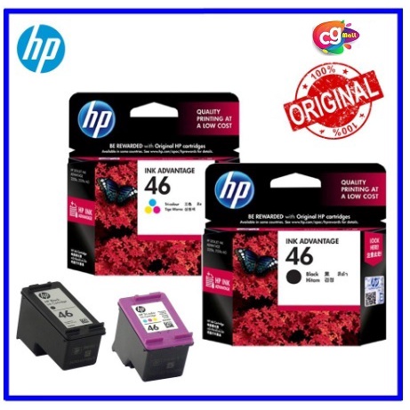 HP 46 Black/ 46 Color/ 46 Combo/ 46 Twin Ink Advantage Cartridge ...