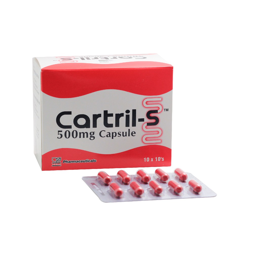CARTRIL-S 500MG CAPSULE 100 biji GLUCOSAMINE UNTUK LUTUT | Shopee Malaysia
