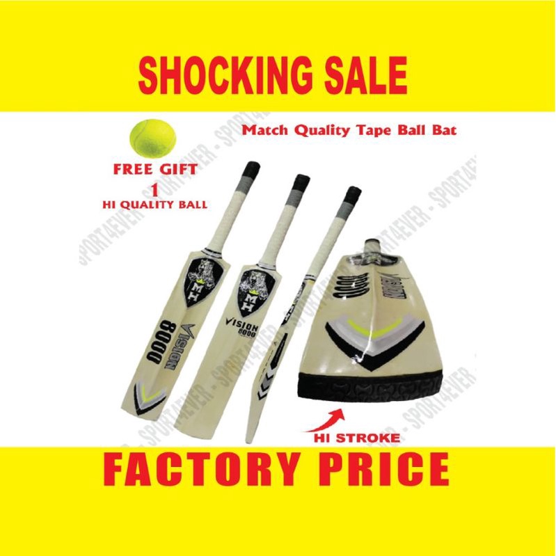 " MH" Professional CRICKET BAT FULL Can & Half Can model (Professional ...