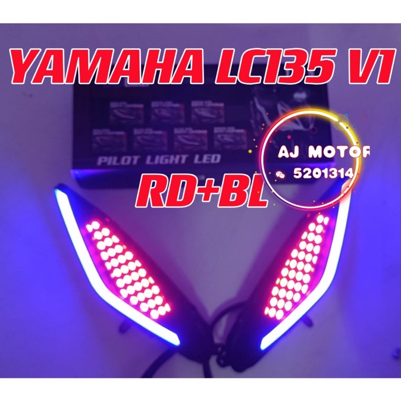[PNP] YAMAHA LC135 V1 V4 V5 V6 V7 V8 V9 FI LED PILOT LIGHT MATA GABAN ...