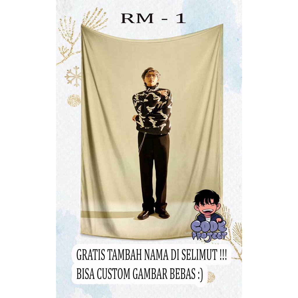 RM BTS BLANKET - RAP MONSTER BTS - RM BTS blanket - BTS RM member ...