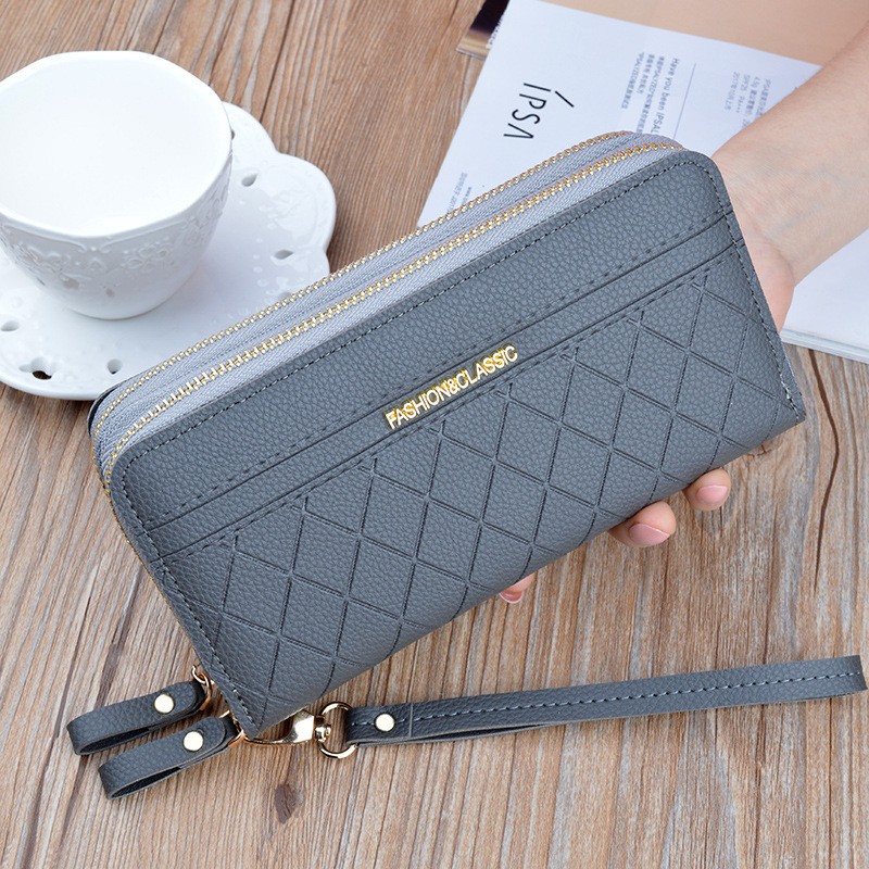 Beg Duit Perempuan Double Zip / Wallet For Women / Purse Perempuan ...