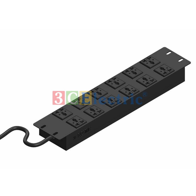 Multi-functional 12-PORT 3-PIN PDU POWER BAR WITH 3M WIRE | Shopee Malaysia