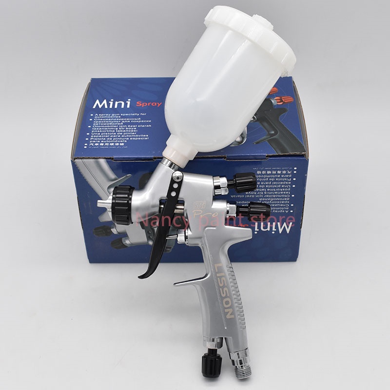 mini spray gun Gravity Feed Paint 250ml cup mini paint sprayer 1.2mm ...