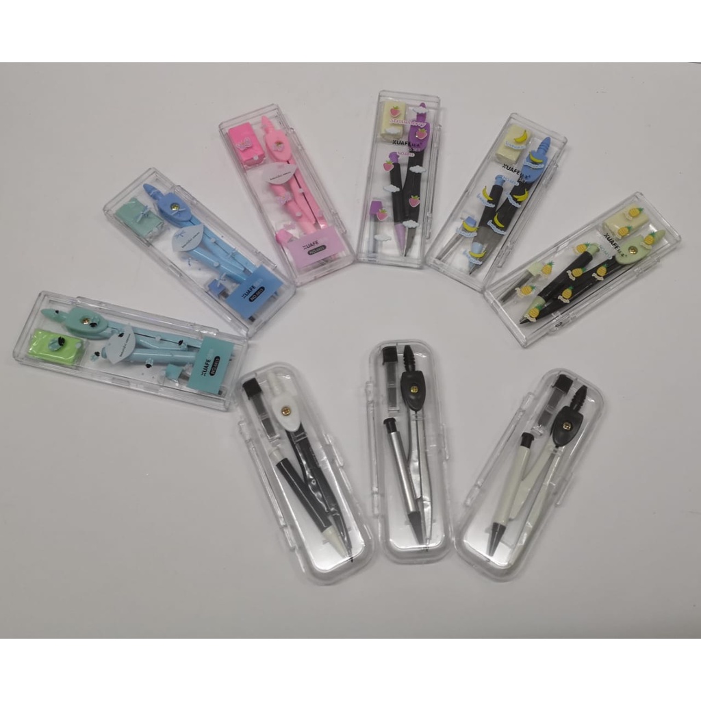 Xuafe Colourful Student Compass Set *1pcs (Jangka Lukis) | Shopee Malaysia