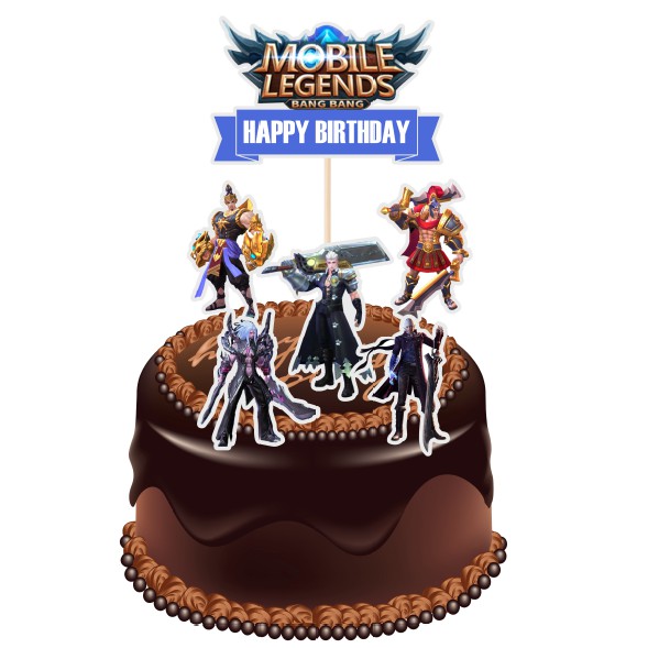 Mobile Legend Cake Topper LAMINATED | Shopee Malaysia