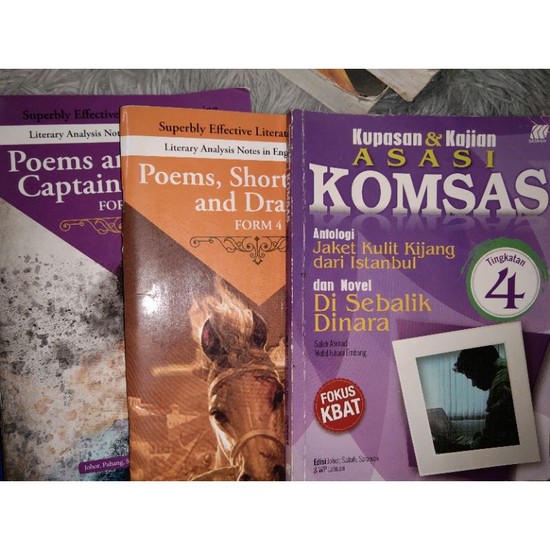 Buku Rujukan komsas/literature spm | Shopee Malaysia