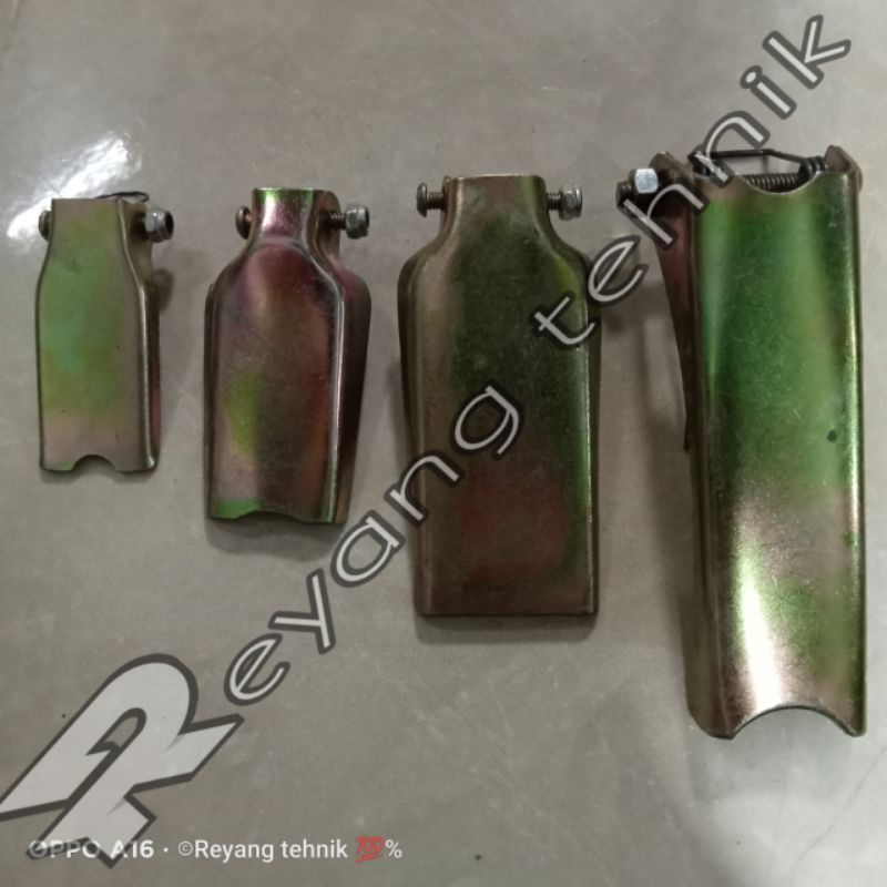 Safety Latch Lock Kit Hook Tongue Safety Chain Block Lever Hoist Tackle ...