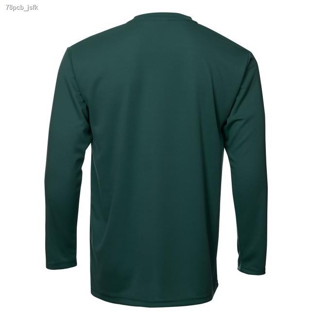 ☈FOREST GREEN QD5415 100% MICROFIBER JERSEY QUICKDRY ROUND NECK LONG ...