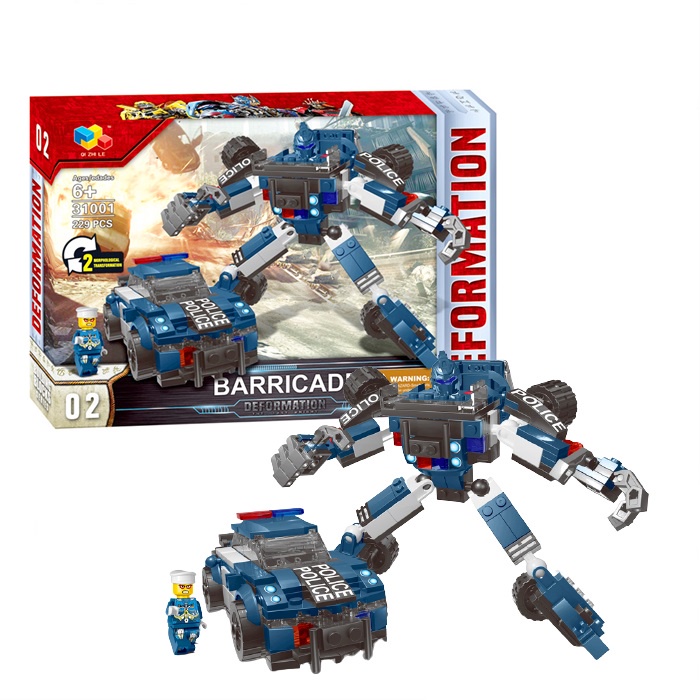 MALAYSIA: ROBOT + KERETA Bumblebee Transformer Building Blocks 2 in 1 Deformation Car Robots ...