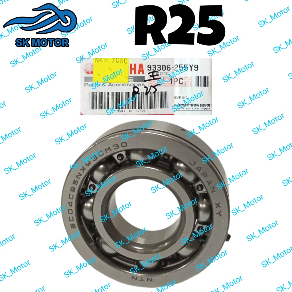 Yamaha R25 YZF-R25 MT25 R3 YZF-R3 Original Gear Box Bearing Axle Main ...