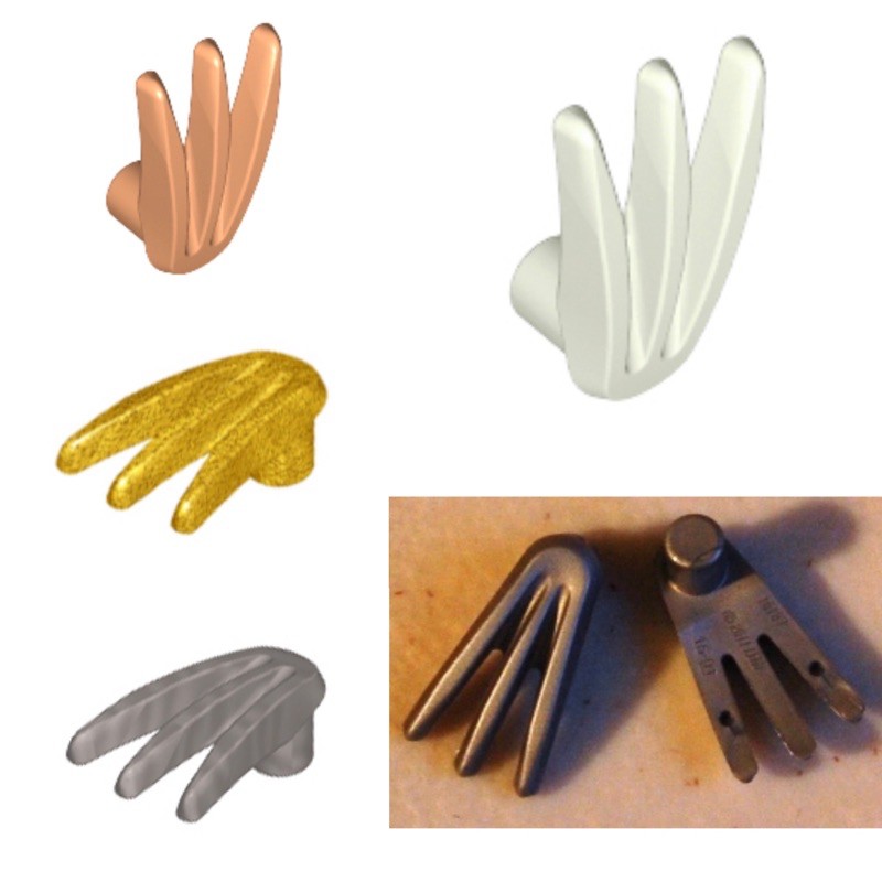 Lego Weapon Bladed Claw for Lego Minifigure / Wolverine (Lego 10187 ...