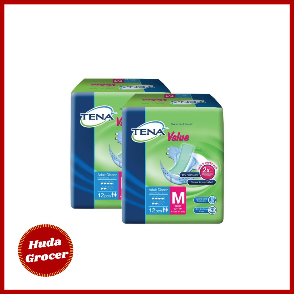 Tena Value Adult Diaper (M) | Shopee Malaysia