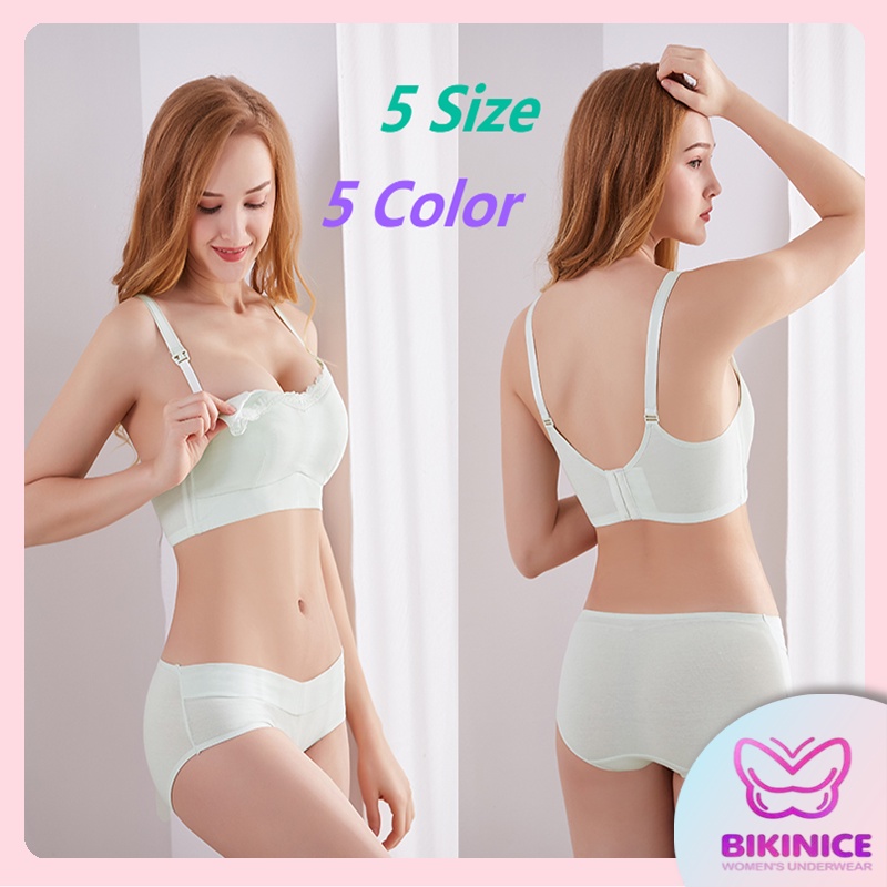 Maternity Underwear Nursing Bra Breathable Nursing Bra Anti-sagging Push-ups 5852 | Shopee Malaysia