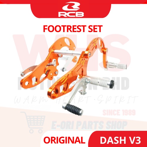 RCB Racing Boy Honda DASH Footrest Fullset 100% Original RCB (READY ...
