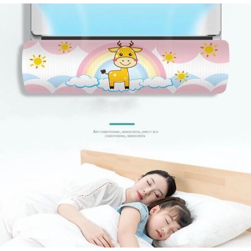 Reflector AC WINDSHIELD AC WINDSHIELD Wind Barrier AC MOTIF | Shopee ...