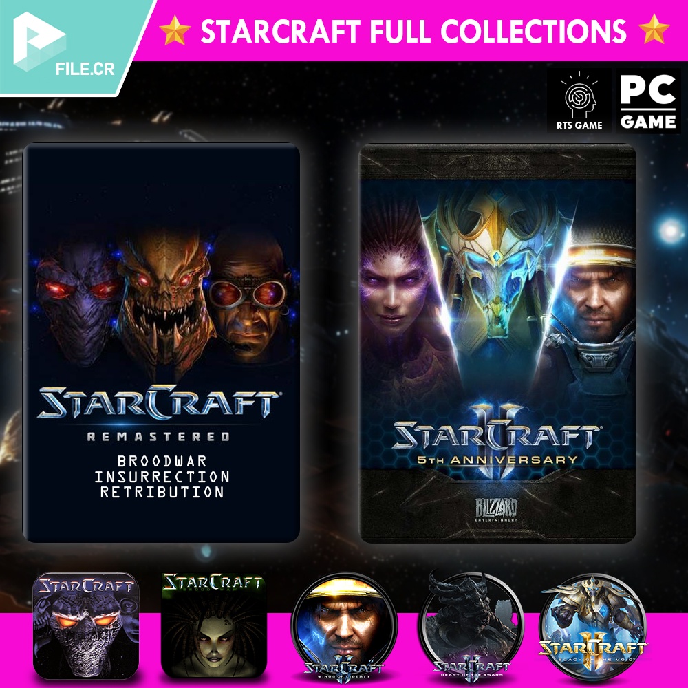 𝐒𝐓𝐀𝐑𝐂𝐑𝐀𝐅𝐓 𝐑𝐄𝐌𝐀𝐒𝐓𝐄𝐑𝐄𝐃 & 𝐒𝐓𝐀𝐑𝐂𝐑𝐀𝐅𝐓 𝟐 FULL COLLECTION [𝐒𝐓𝐑𝐀𝐓𝐄𝐆𝐘 𝐆𝐀𝐌𝐄] [𝐏𝐂 ...