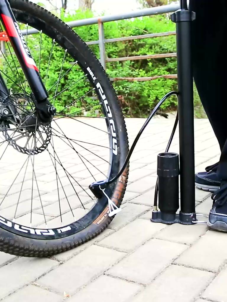 TIGU High Pressure Bicycle Pump With Gauge 160 PSI Air Pump for Bike ...