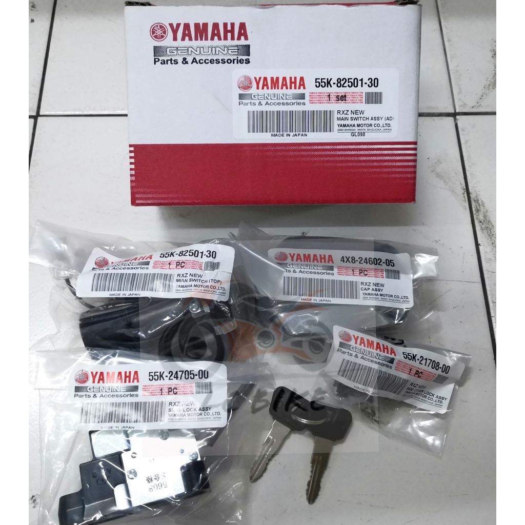 YAMAHA RXZ MAIN SWITCH SET KUNCI KEY SET COP AD | Shopee Malaysia
