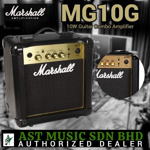 Marshall MG10 MG Gold 10 Watt Guitar Amplifier ( Mg10 ) | Shopee Malaysia