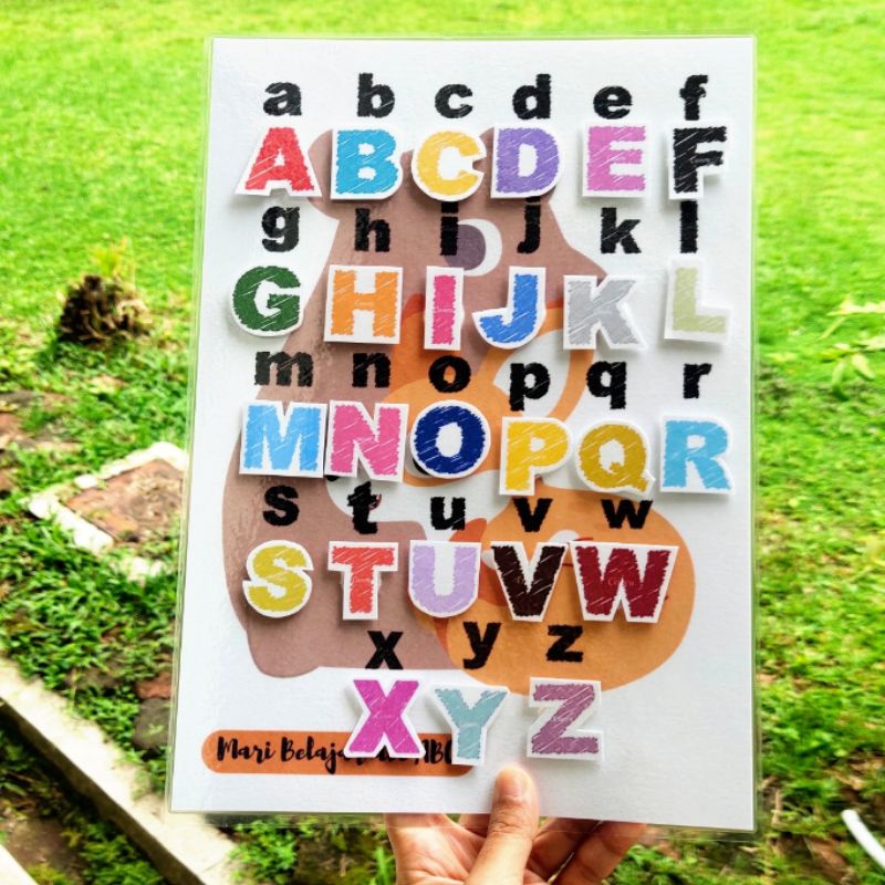 MARI BELAJAR ABC abc l Paper Card ABC abc | Shopee Malaysia