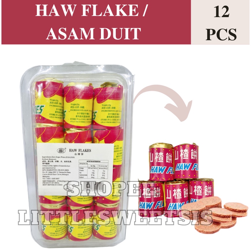 HAW FLAKE/ ASAM DUIT/ 山楂片 12PCS | Shopee Malaysia