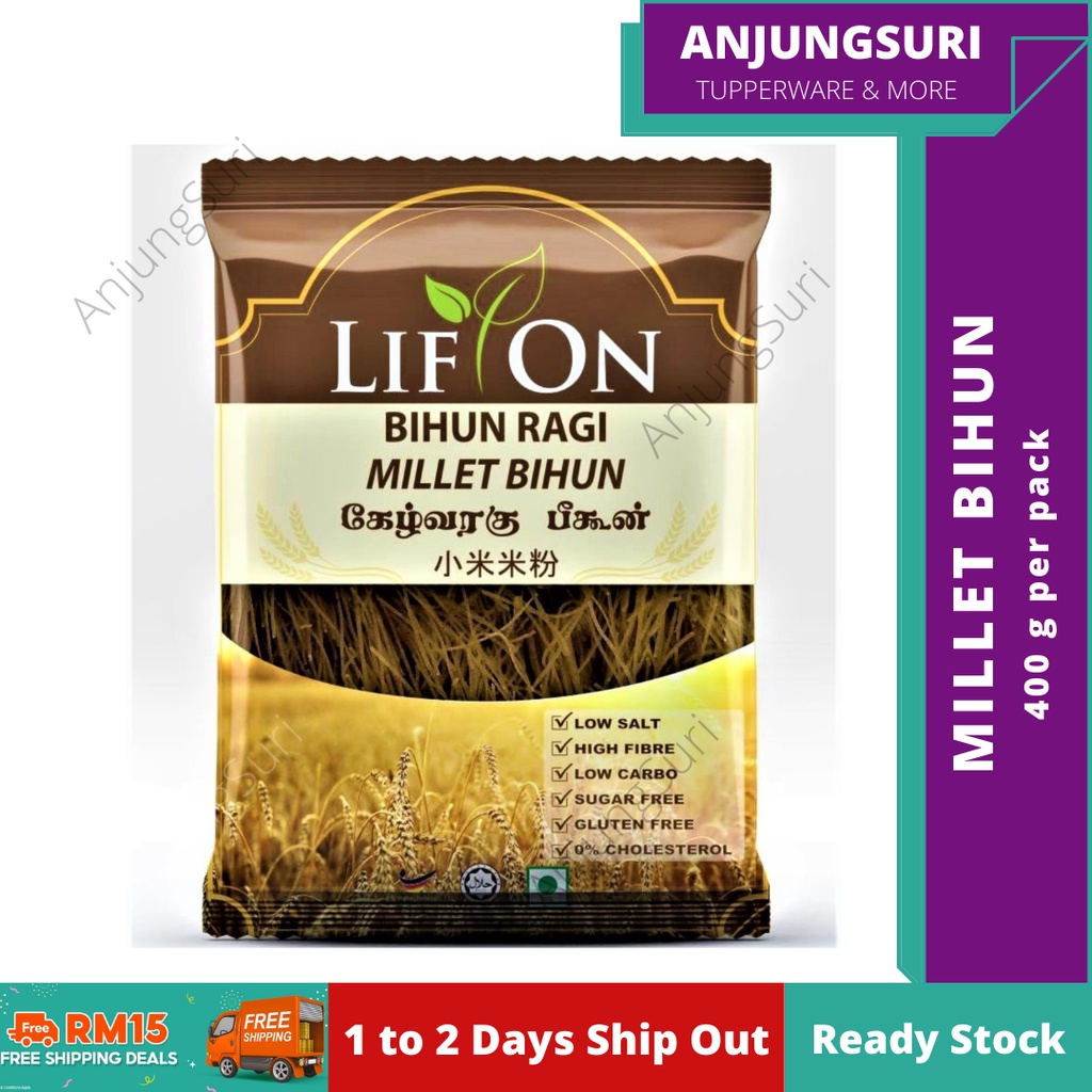 Millet Bihun Gluten Free Sugar Free Mihun Ragi Mee Hoon Low Carbo High ...