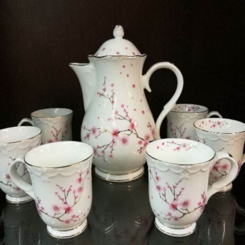 🌄Set jug dan mug vantage cherry blossom 🌄 | Shopee Malaysia