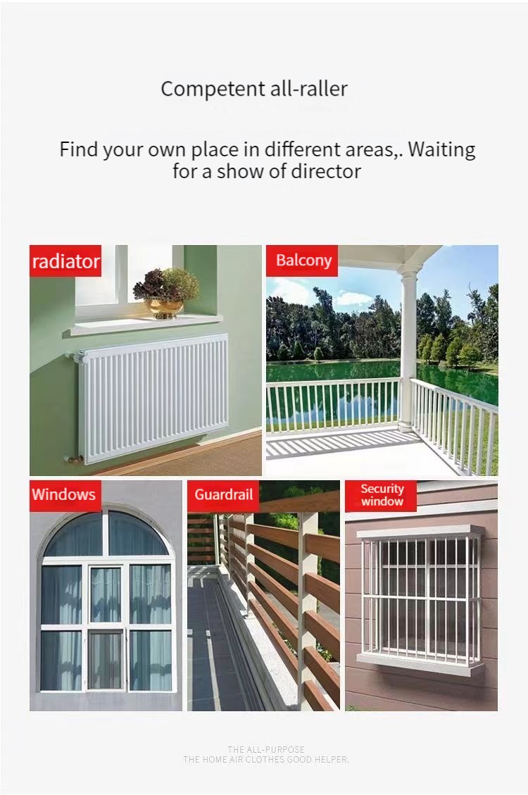 [MY READY STOCK] Retractable Balcony Drying Rack Hanger Stainless Steel ...