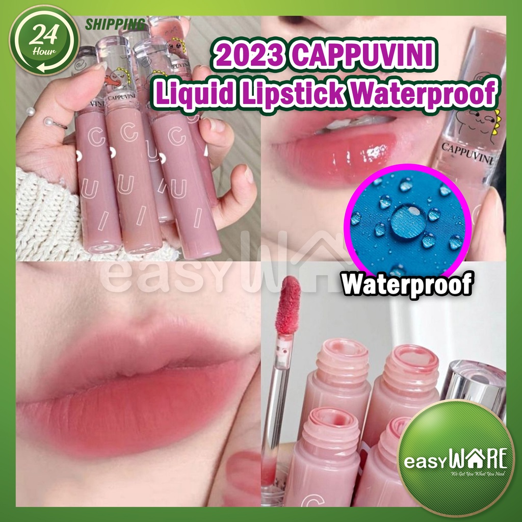 2023 CAPPUVINI Lightweight Soft Matte Liquid Lipstick Waterproof Lip ...