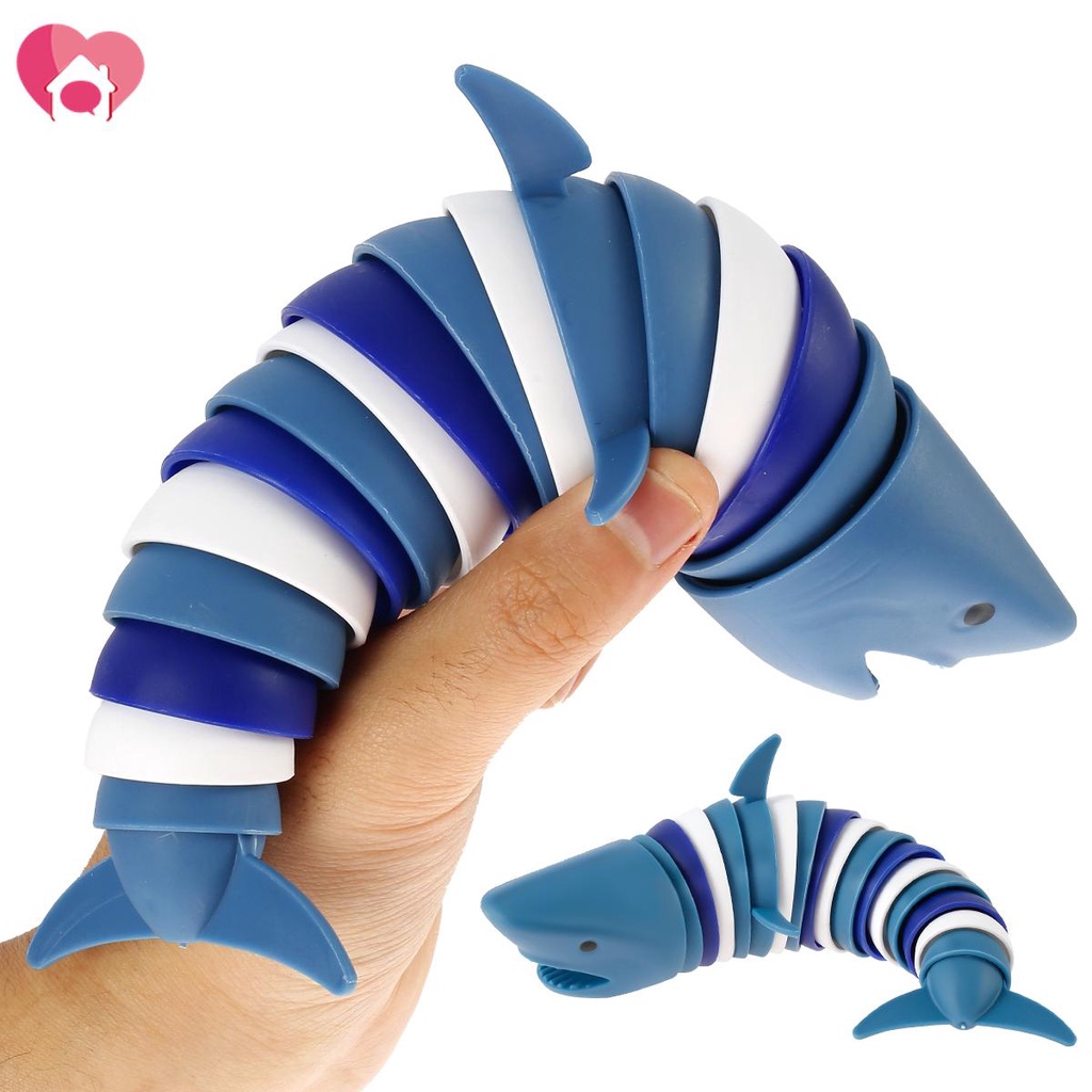 Shark Fidget Toy 3D Scanning Articulated Sensory Shark Fidget Toy ...