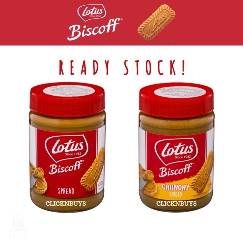 Lotus Biscoff Spread / Lotus Biscoff Crunchy | Shopee Malaysia