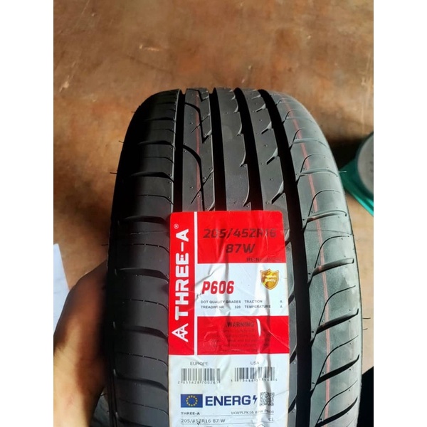 NEW Tyre THREE A 205 45 16 tayar baru offer tahun 2022 wira | Shopee ...