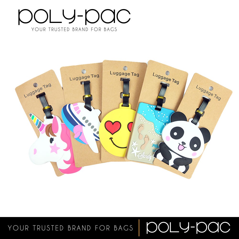 Poly Pac Assorted Design Silicone Luggage Tag - XI9702 / PQ2318 ...