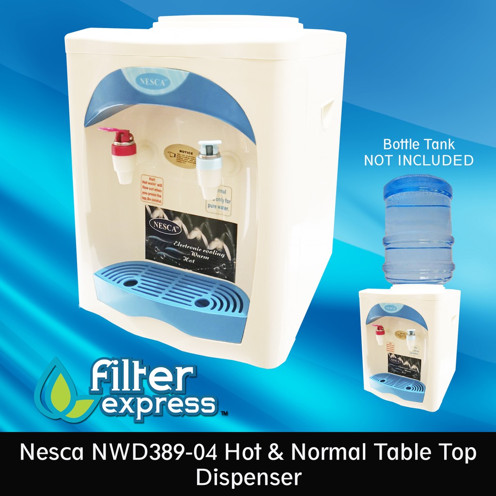 NESCA NWD389-04 Hot & Normal Water dispenser (Bottle Type) | Shopee ...