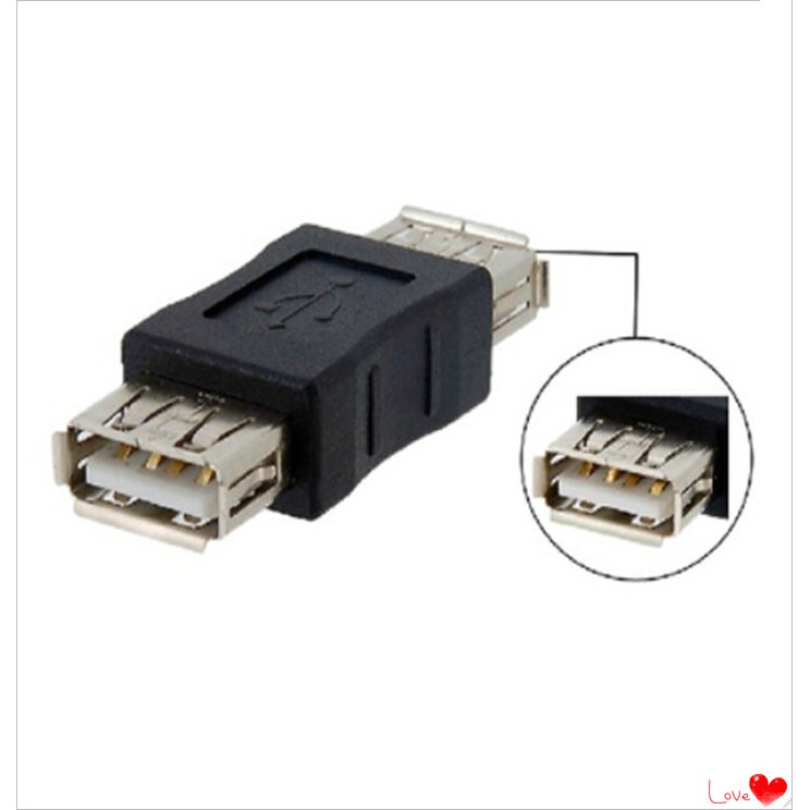 USB 2.0 Type A Female to Female F/F Connecter Adapter (READY STOCK ...