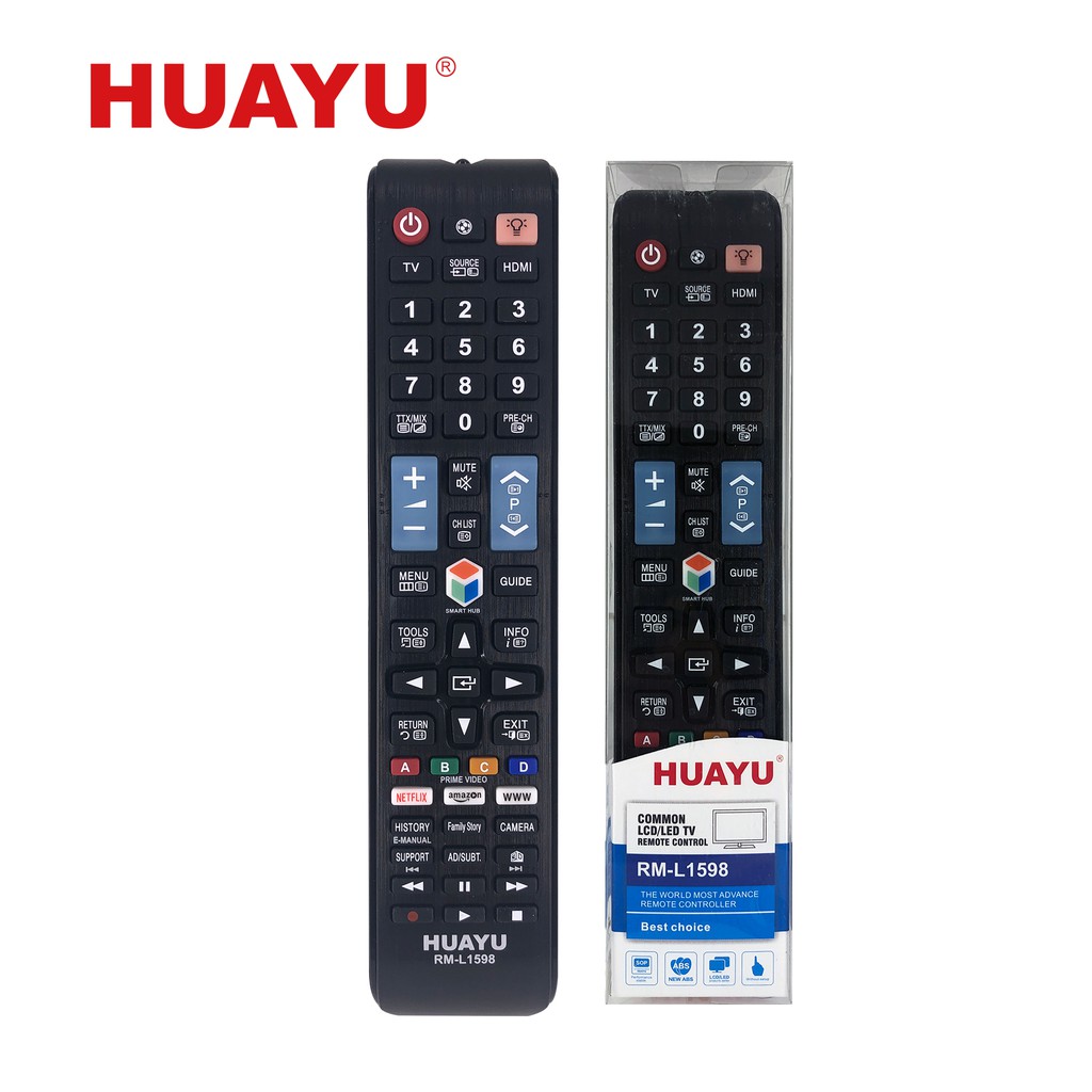 Samsung Smart TV LCD LED Remote Control Universal Samsung Huayu RM-L1598 | Shopee Malaysia