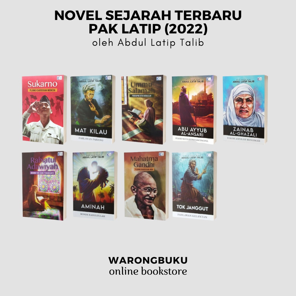 Abdul Latip Talib Novel Sejarah Islam Abdul Latip Talib Novel Mat Kilau Novel Tok Janggut 