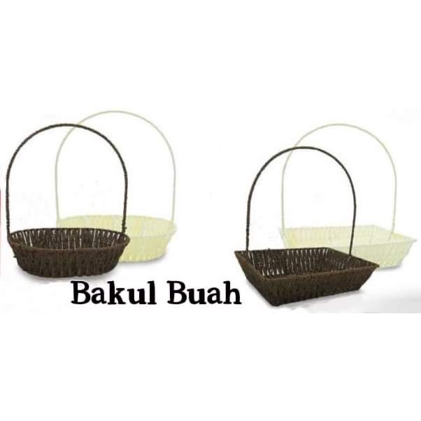 Basket With Handle /Bakul Buah Bertangkai/Bakul Hamper/Dulang Hantaran ...
