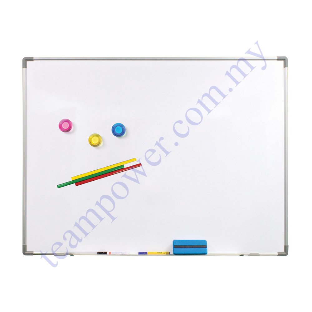 Single Sided White Board (Magnetic or Non-Magnetic) with Aluminum Frame ...